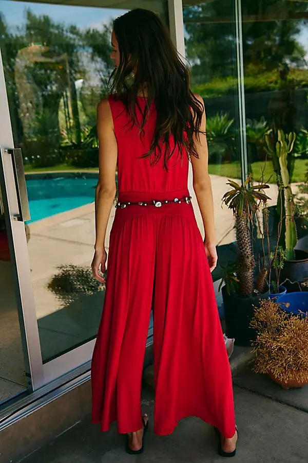 Free People Royale One-Piece In Red Scarlet - 23% Off | Editorialist